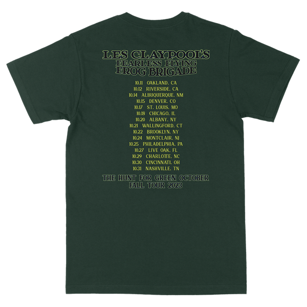 Les Claypool – Hunt for Green October Tour T-Shirt – Club Bastardo
