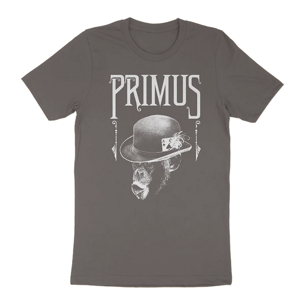 Primus - Monkey Charcoal T-Shirt – Club Bastardo